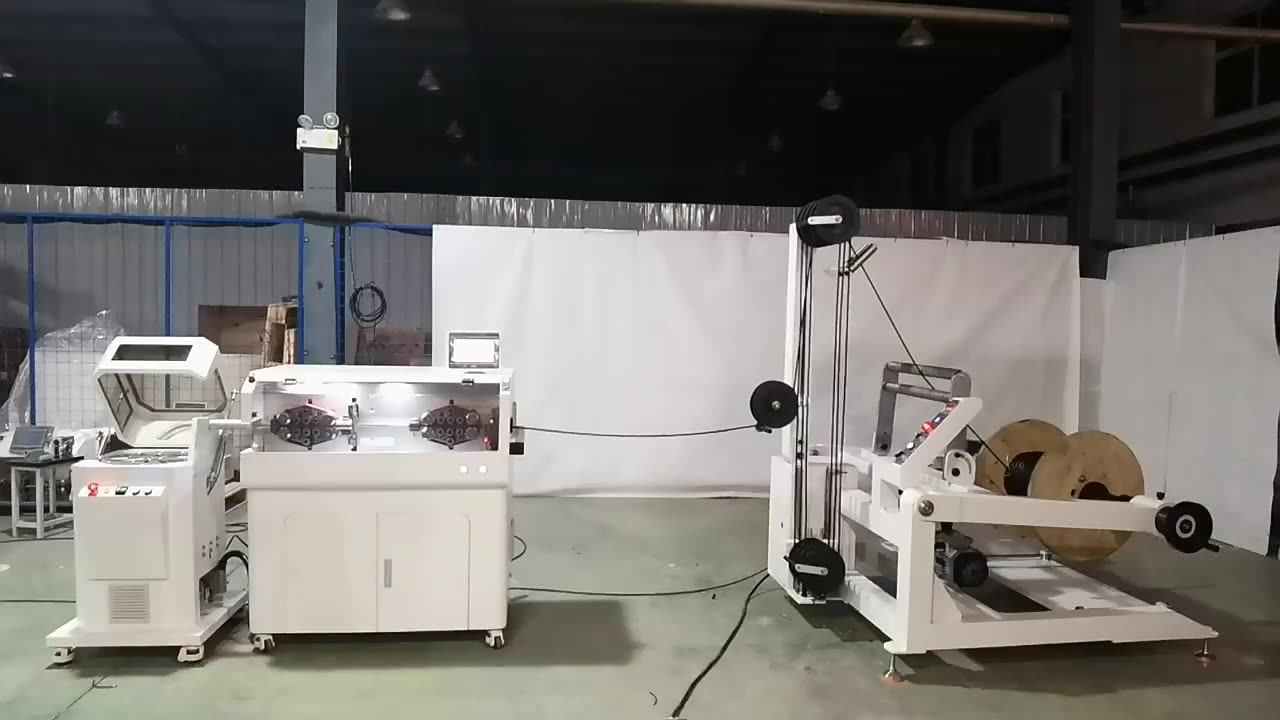 Cable Equipment Manufacturer Automatic Cable Take Up Machine Rewinding ...