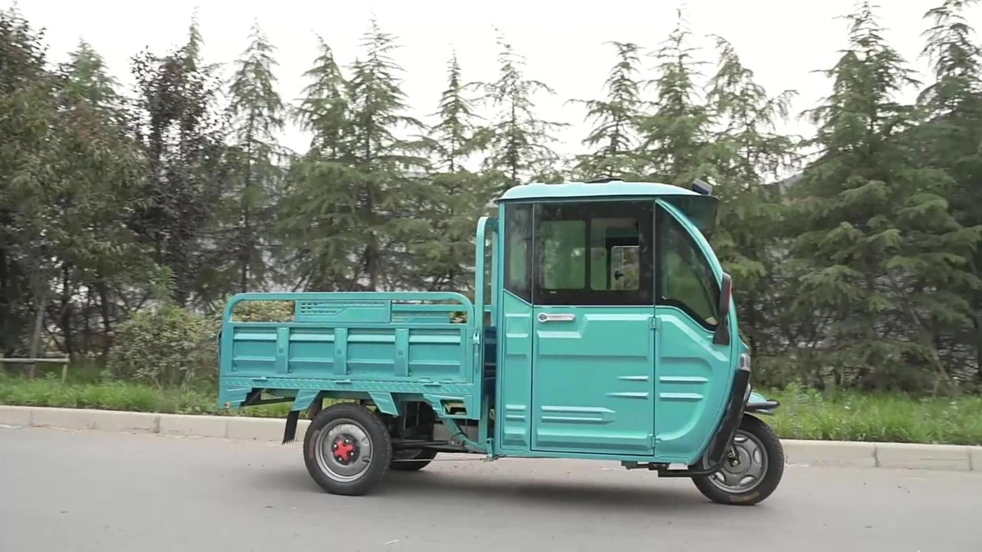 2024 New Cargo Three-wheeled Electric Vehicle Strong Load Bearing ...