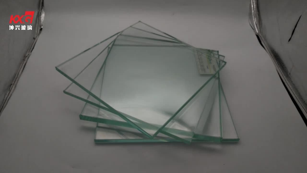 8mm Ultra Clear Toughened Glass Super White Tempered Glass Low Iron ...