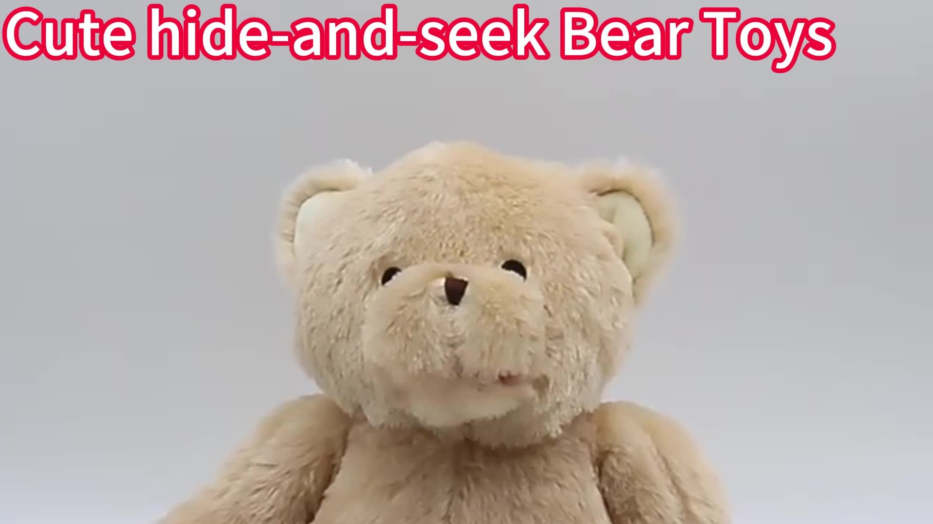 2024 Ama Zon Kawaii Hide And Seek Bear Toy Baby Plush Electronic Bear ...