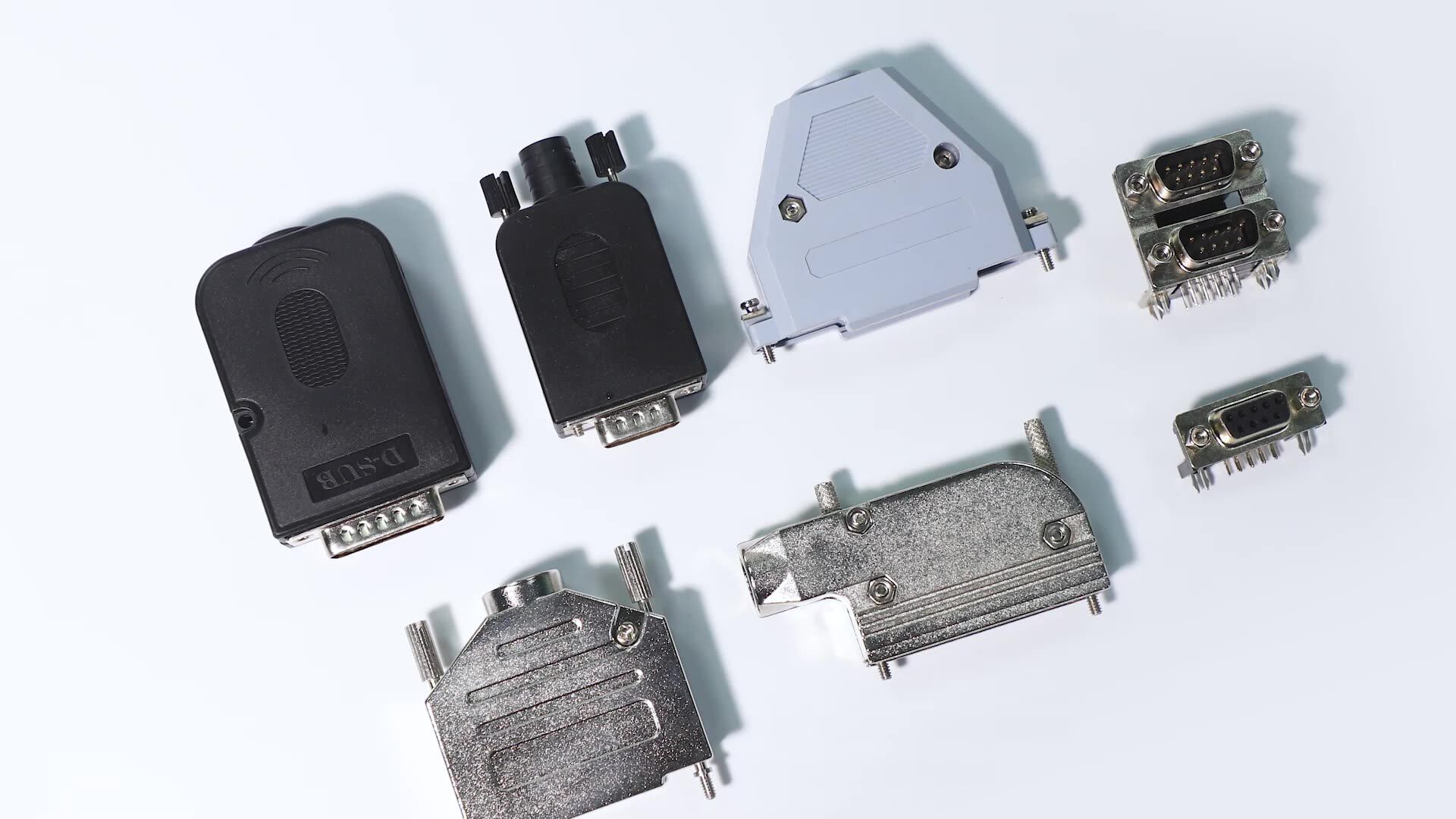 D-sub Vga Connector Shell D Sub 50/db78 Pin 180 Degree Metal Backshell ...