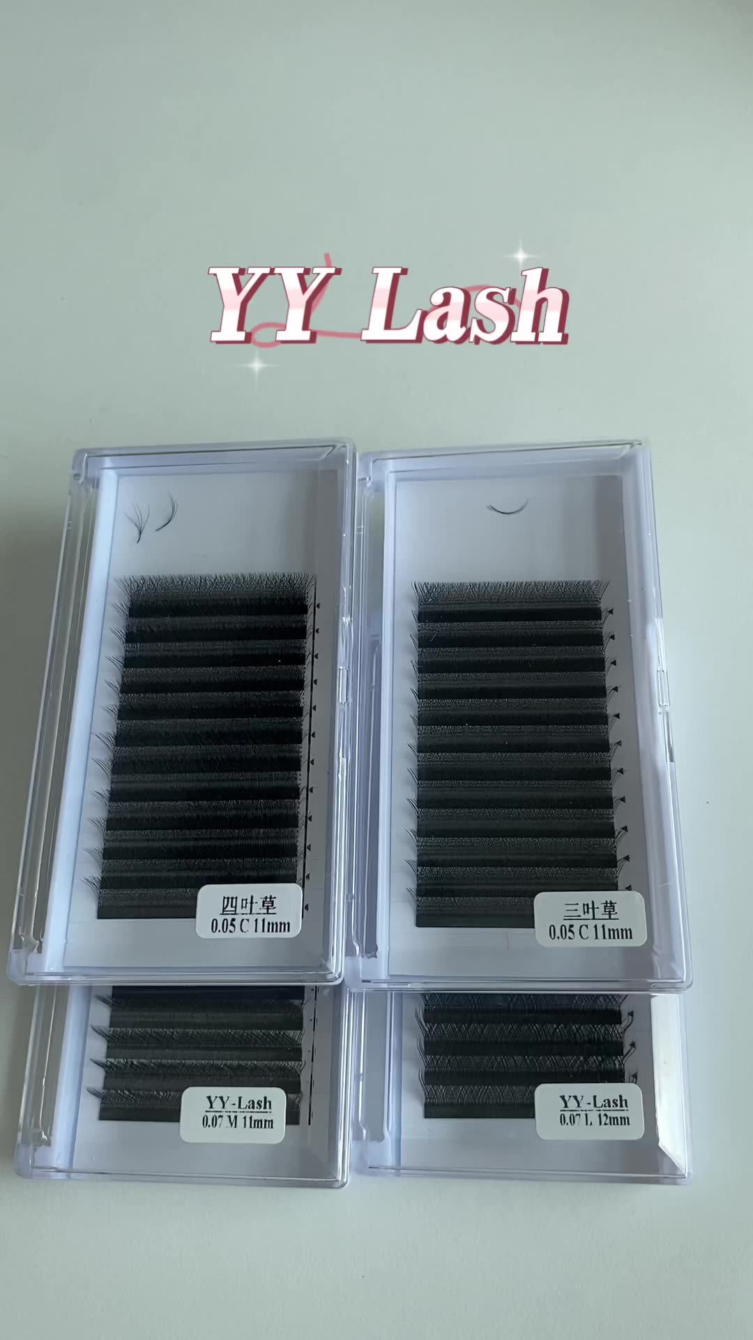 Wholesale Customization W V Y Shape Volume Eyelash Extension Individual ...
