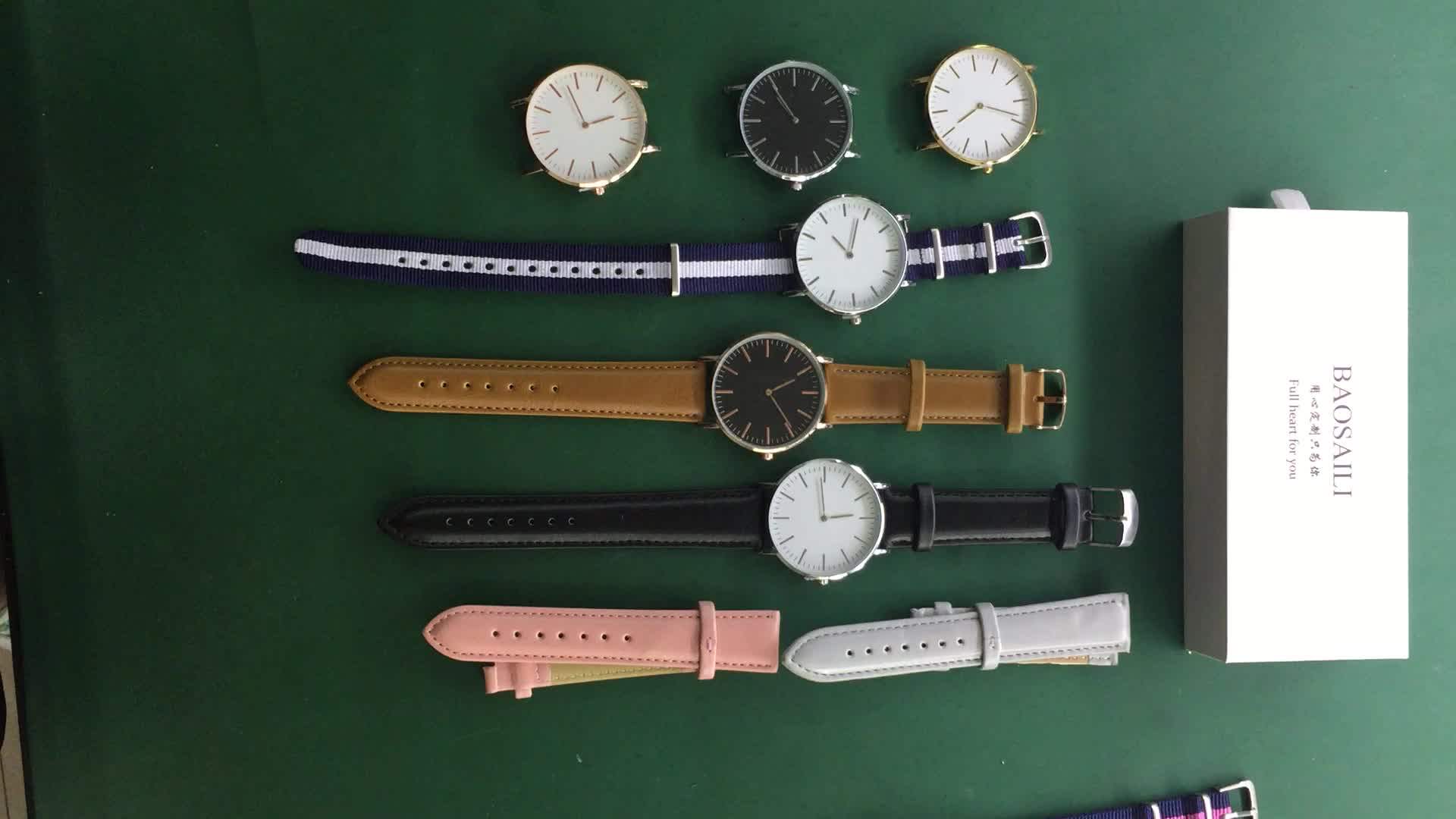 Strip Strap Minimalist Women Watch With Interchangeable Bands Custom ...