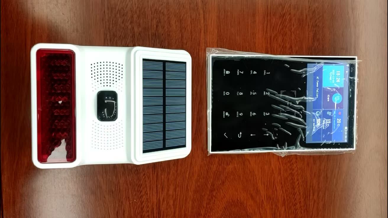 Pgst Pe-523 Waterproof Outdoor Wireless Solar Strobe Siren For Smart ...