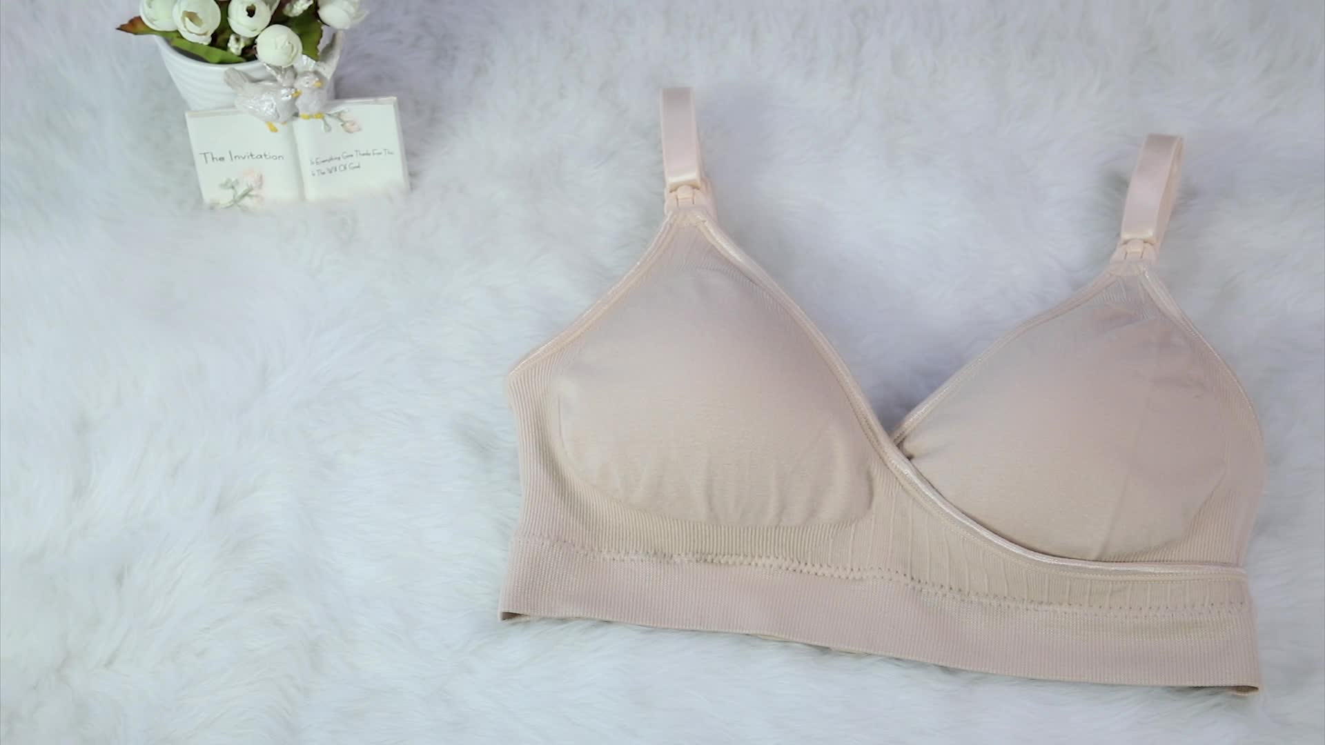 Wholesale Breathable Seamless Wireless Womens Maternity Pregnancy