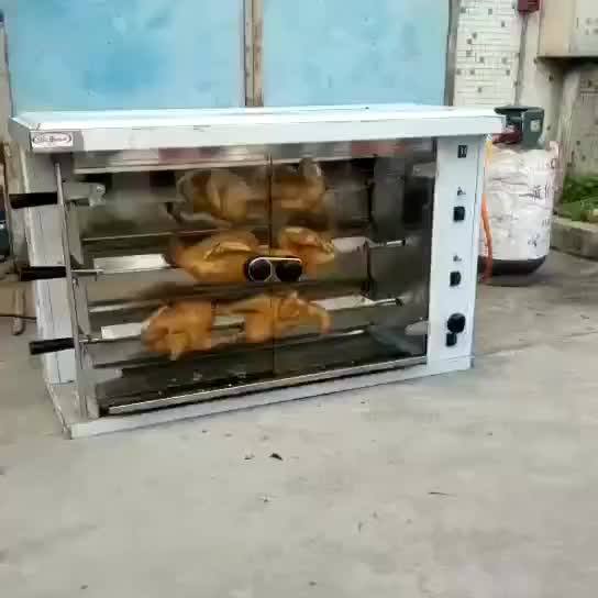 Gas Vertical Chicken Rotisserie (model Jgt-8p) - Buy Gas Vertical ...