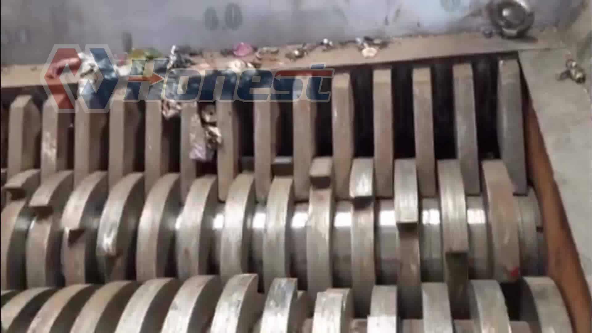 Hot Sale Metal Dual Shaft Shredding Machine Solid Waste 2 Shaft ...