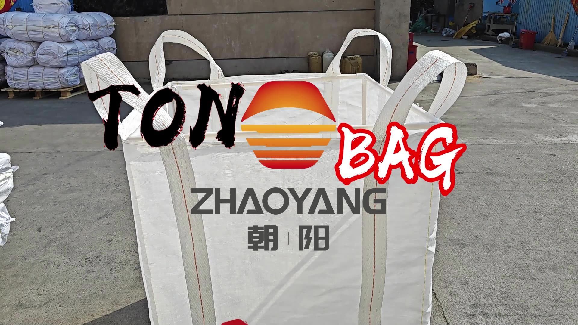 1 Ton 1.5 Tons Pp Large Bag Packaging /1 Ton Pp Ton Bag For Sand ...