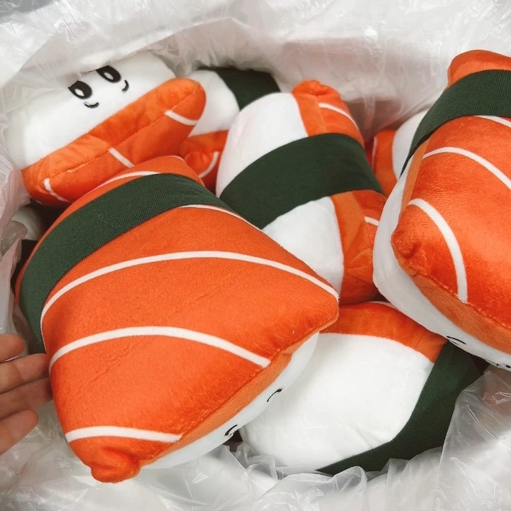 20cm Creative Japanese Plush Cute Sushi Plushie Toys Stuffed Soft Sofa ...