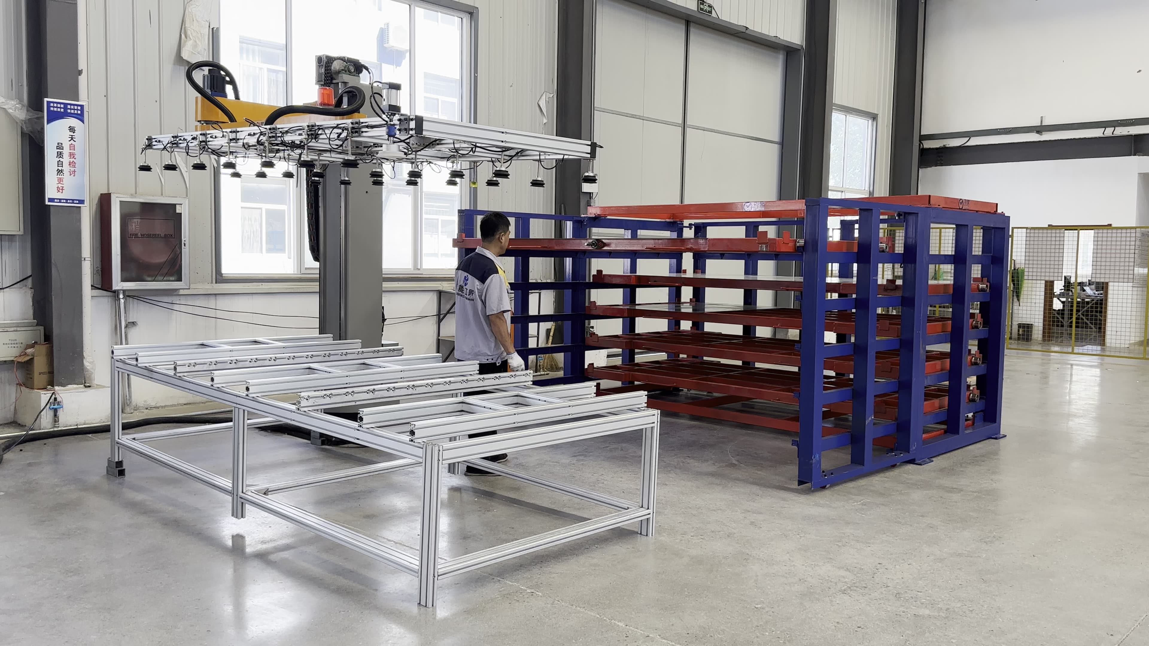 Automatic Robotic Arm/gantry Picking Drop Robot Working With Manual ...