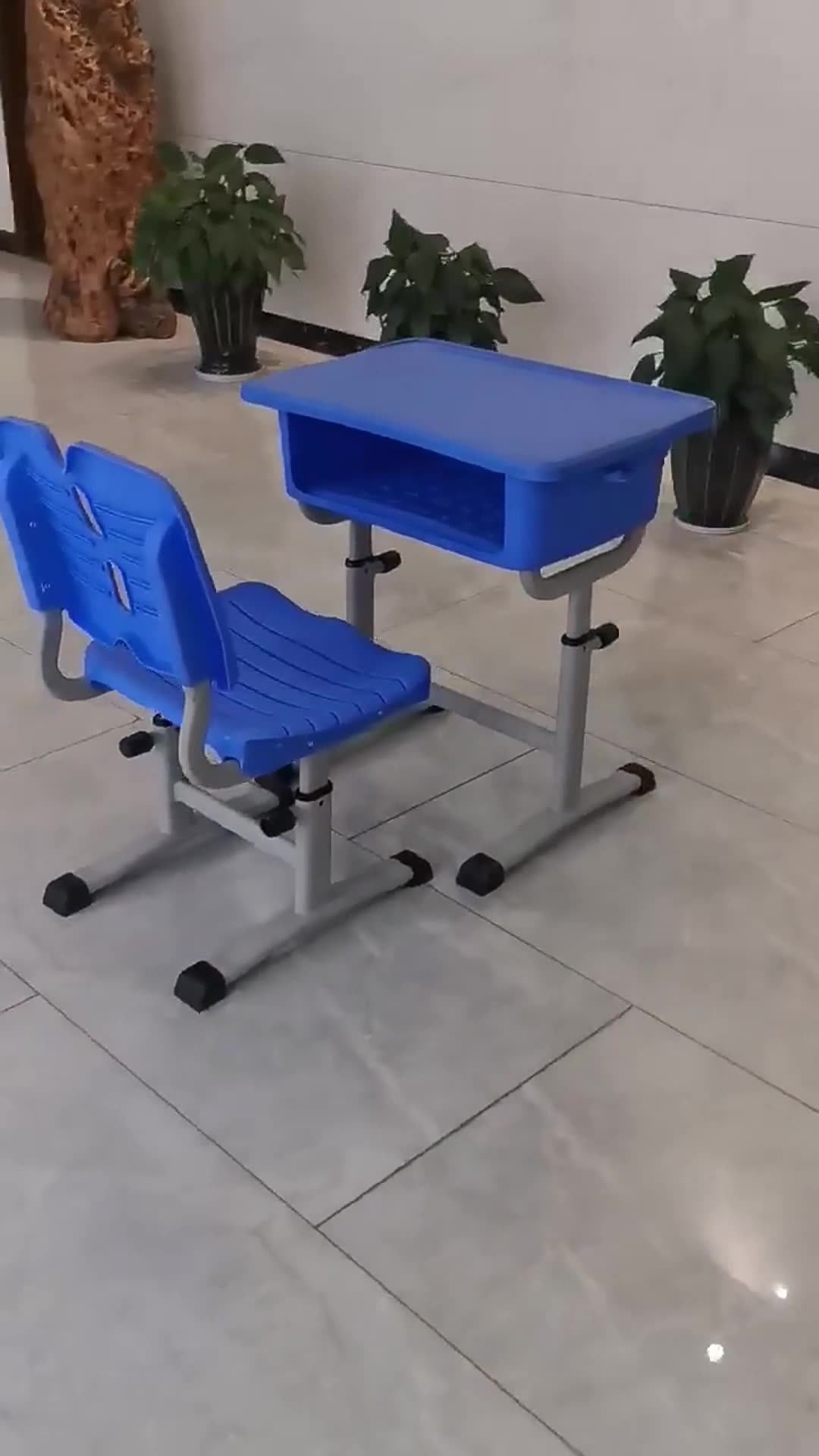 Plastic Seat Student Desk And Chair School Study Table And Chair Set ...