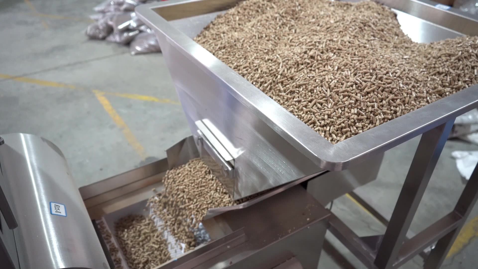 Full Automatic Pe Big Bag 5kg 10kg 15kg Wood Pellet Pouch Packing ...