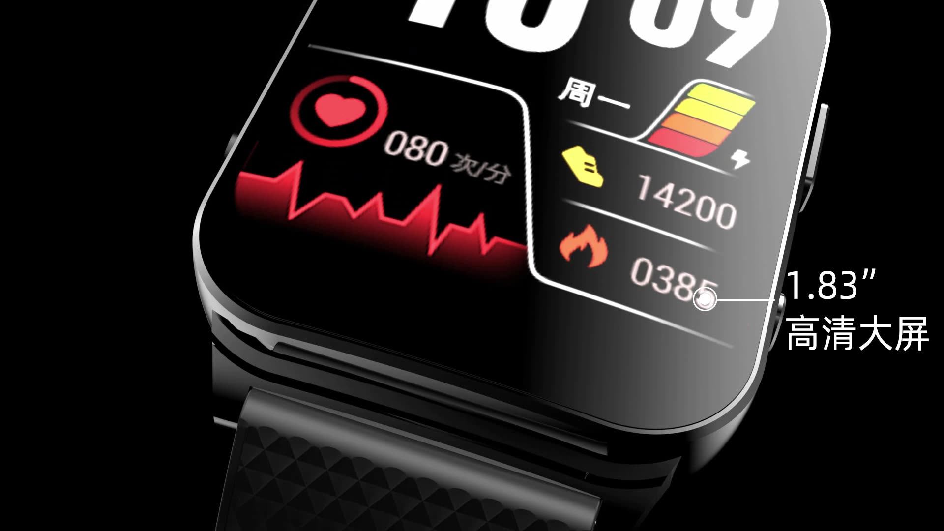 【跨境爆款】EP03无创血糖智能手表测24h心电图心率血压体温手环-阿里巴巴