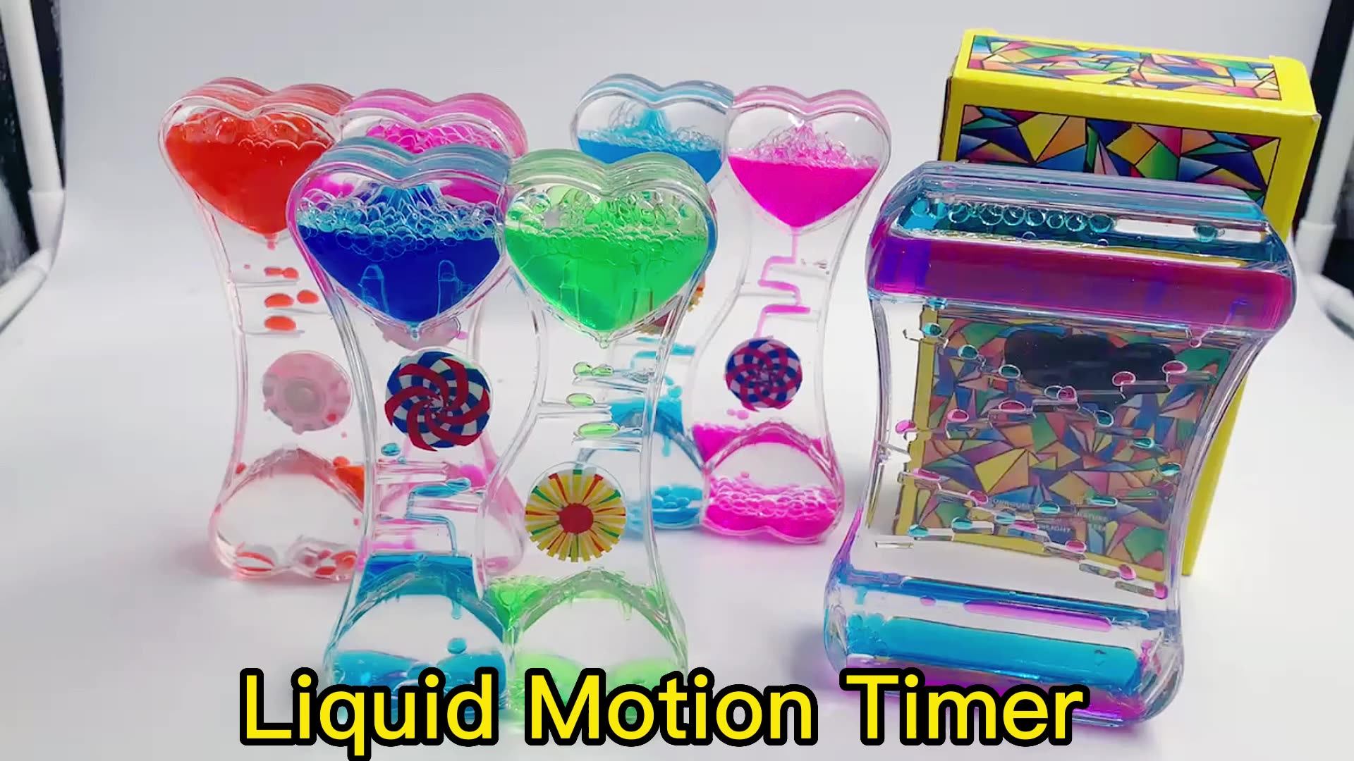 Pt Trending Products Autism Sensory Liquid Motion Bubble Timer Bubbler ...