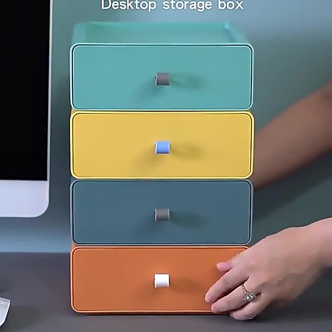 Morandi Colores Desk Organizer Stackable Office Pencil Notebooks ...