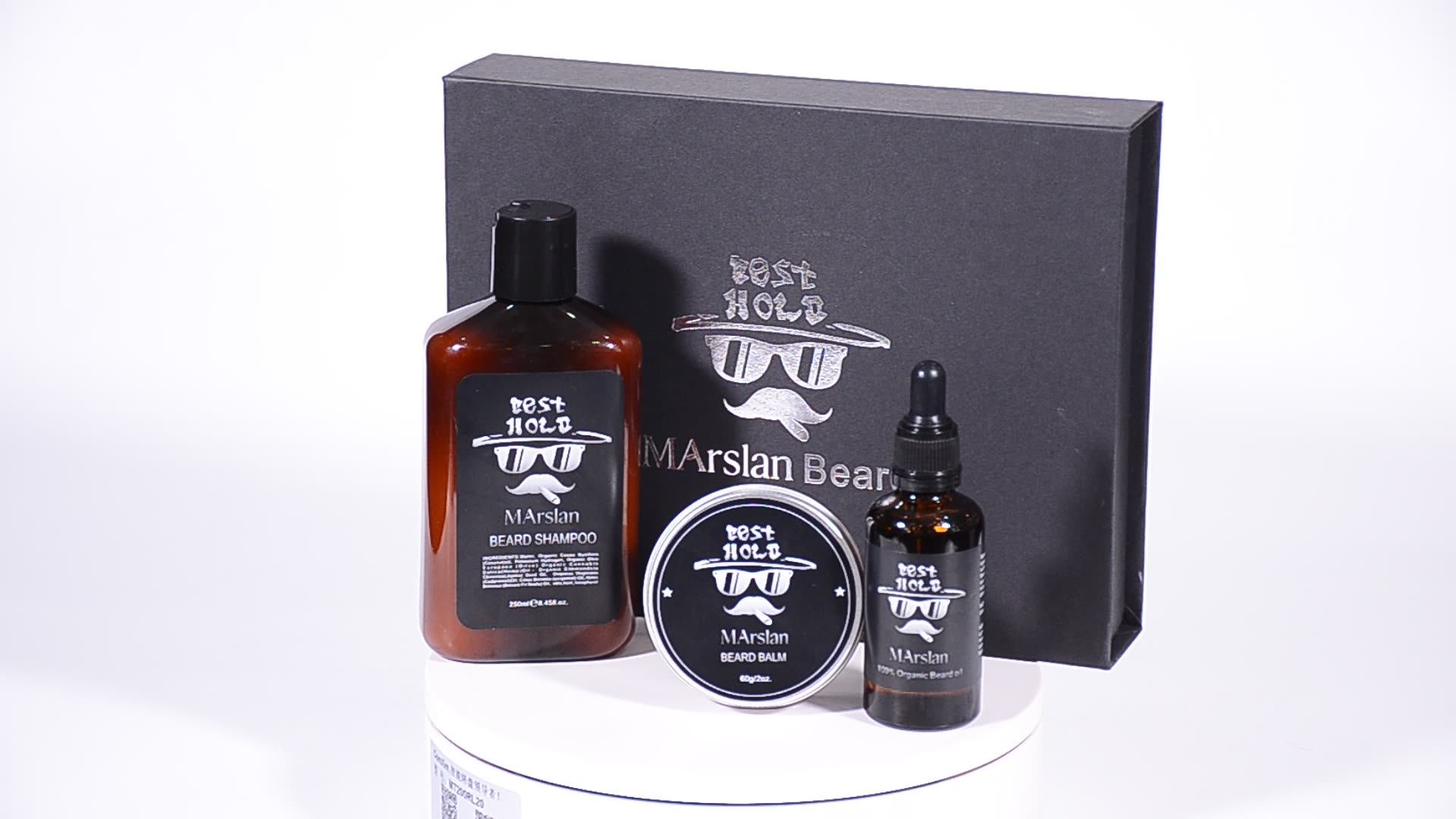 Mens Beard Care Set Kit Mens Grooming Kit Private Label Balm Growth Kit ...
