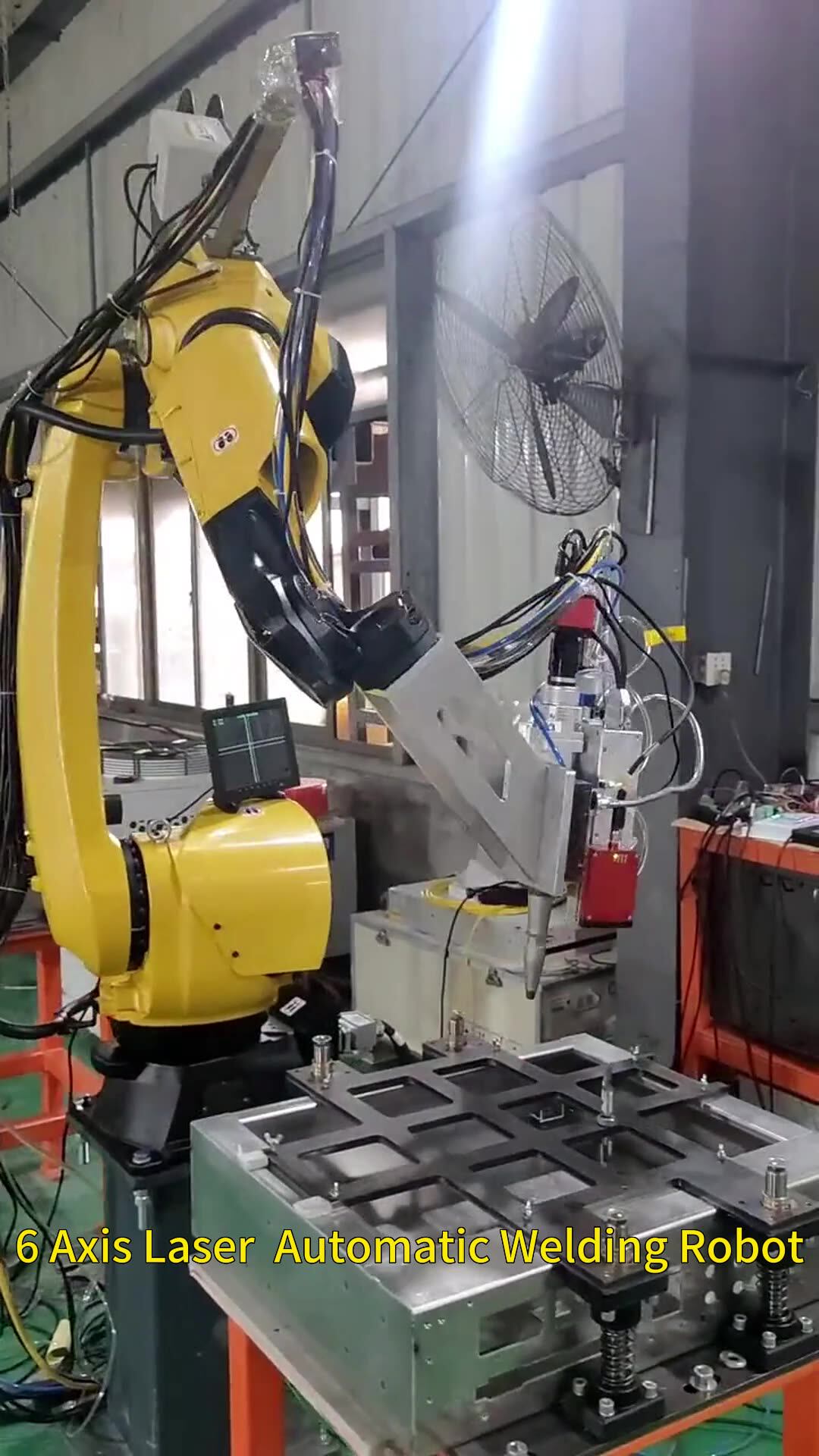 Metal Fiber Lazer Welding Robot Rofin Auto Laser Welding Robot System ...