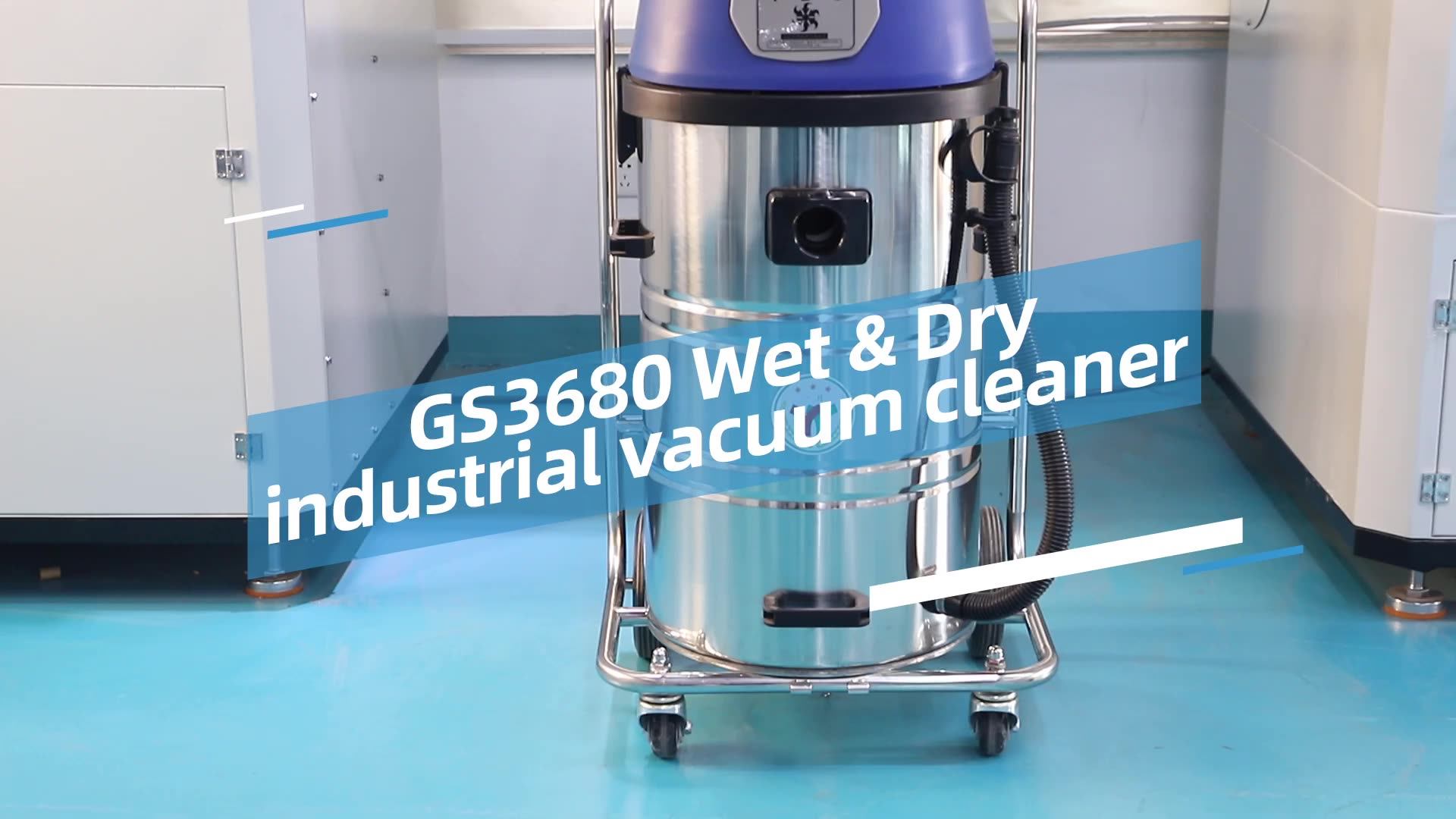 Ce Rohs 220v 80l Wet And Dry High-power Industrial Vacuum Cleaner ...