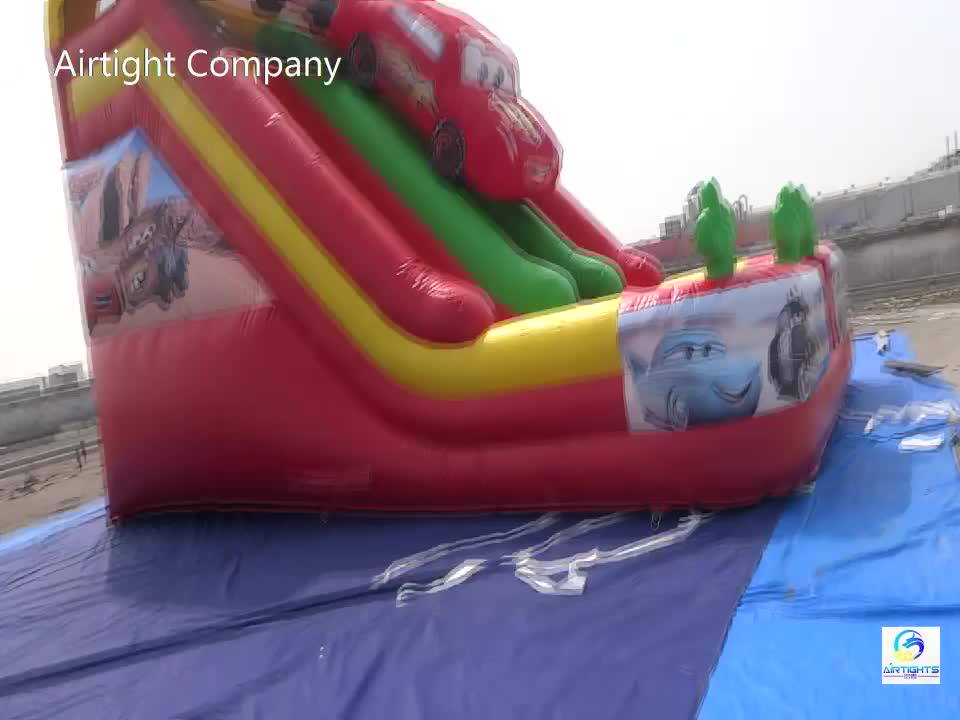 Cool Design Giant Commercial Inflatable Car Water Slide For Amusement ...