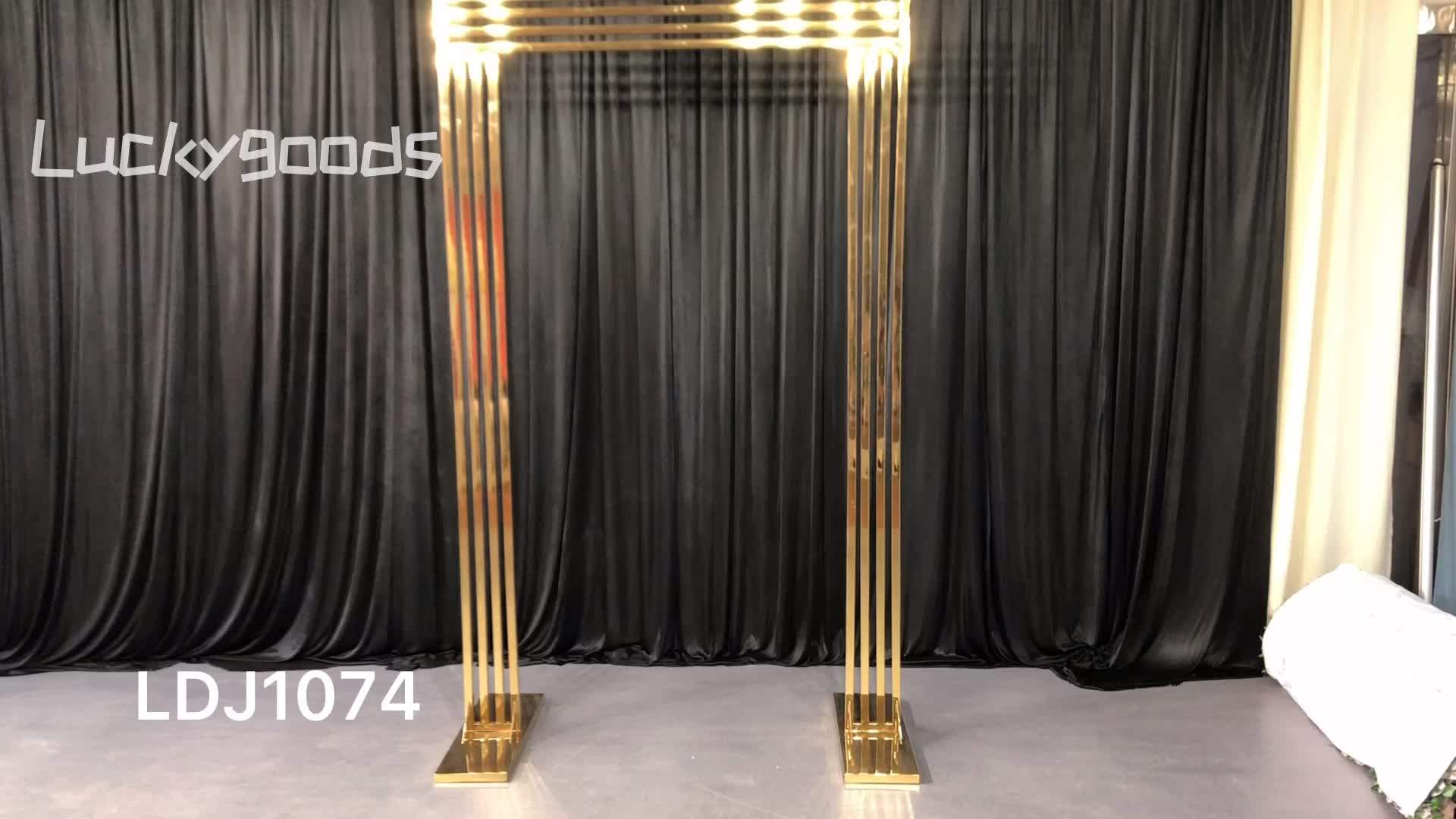 Ldj1074 Custom Made Gold Square Shape Stainless Steel Metal Arch For ...