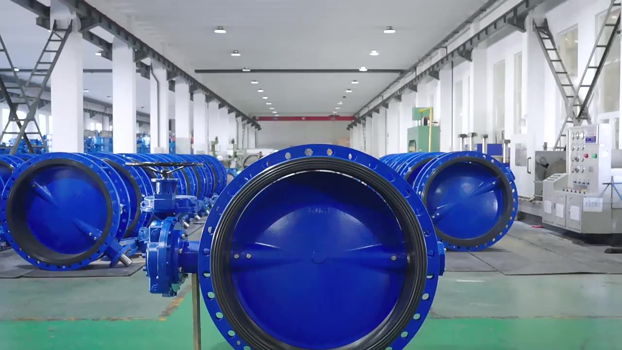 Dn800 Double Flanged Butterfly Valve Ggg40 Body Cf8m Disc Pn10 - Buy ...