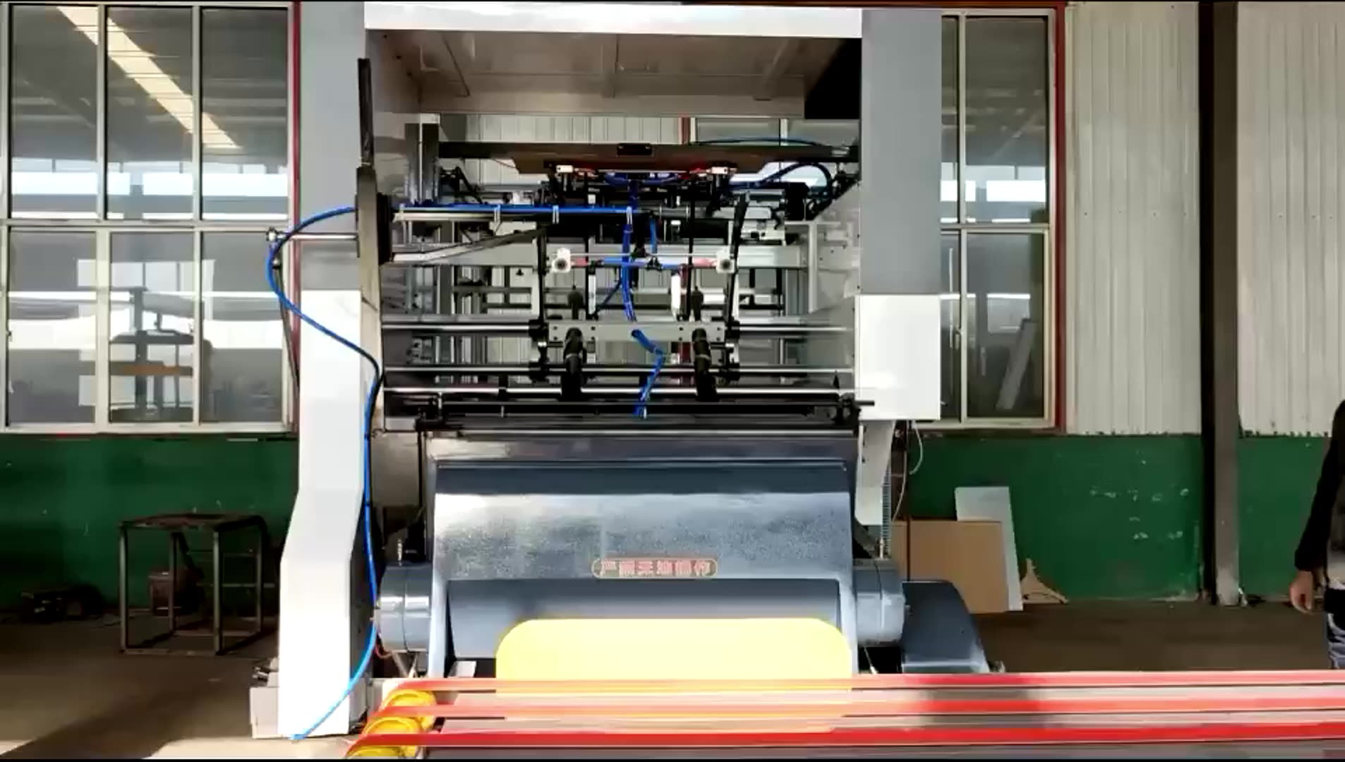 Semi-auto Corrugated Cardboard Flat Bed Creasing Die Cutting Machine ...