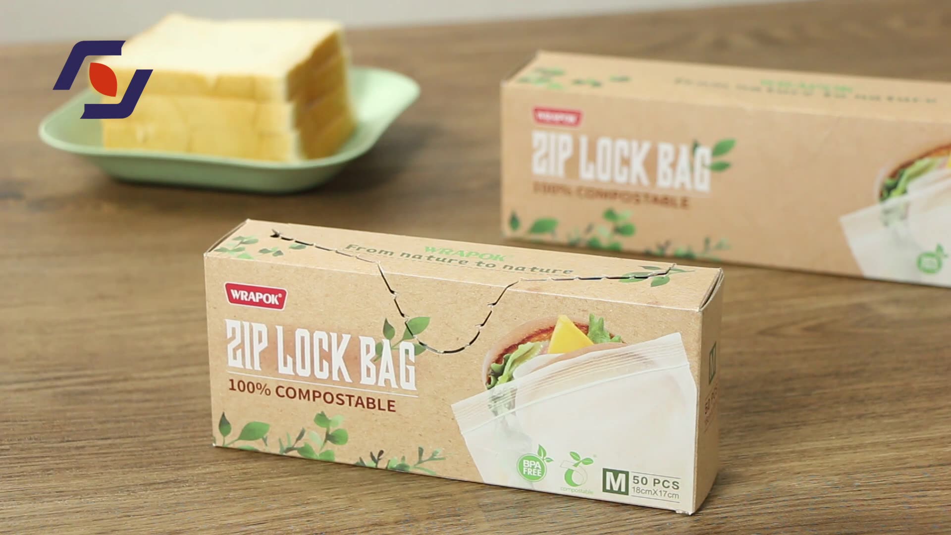 Eco 100% Biodegradable Compostable Resealable Ziplock Plastic Corn Starch Packaging Bag - Buy ...