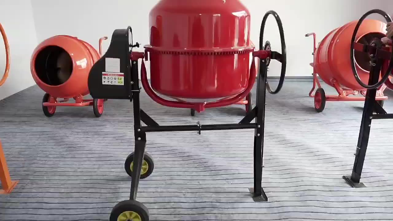 High Operating Efficiency Portable Electric Small Cement Mixer Concrete ...