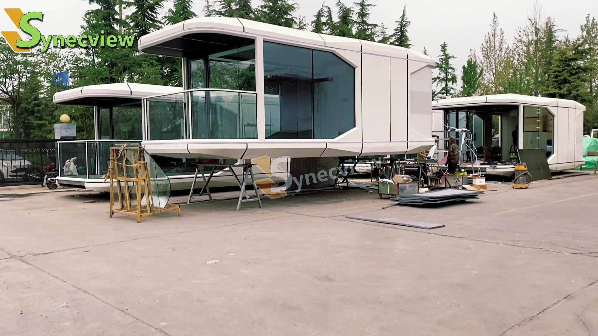 Capsule House Outdoor Modern Popular Modern Prefab Pod House Modular ...