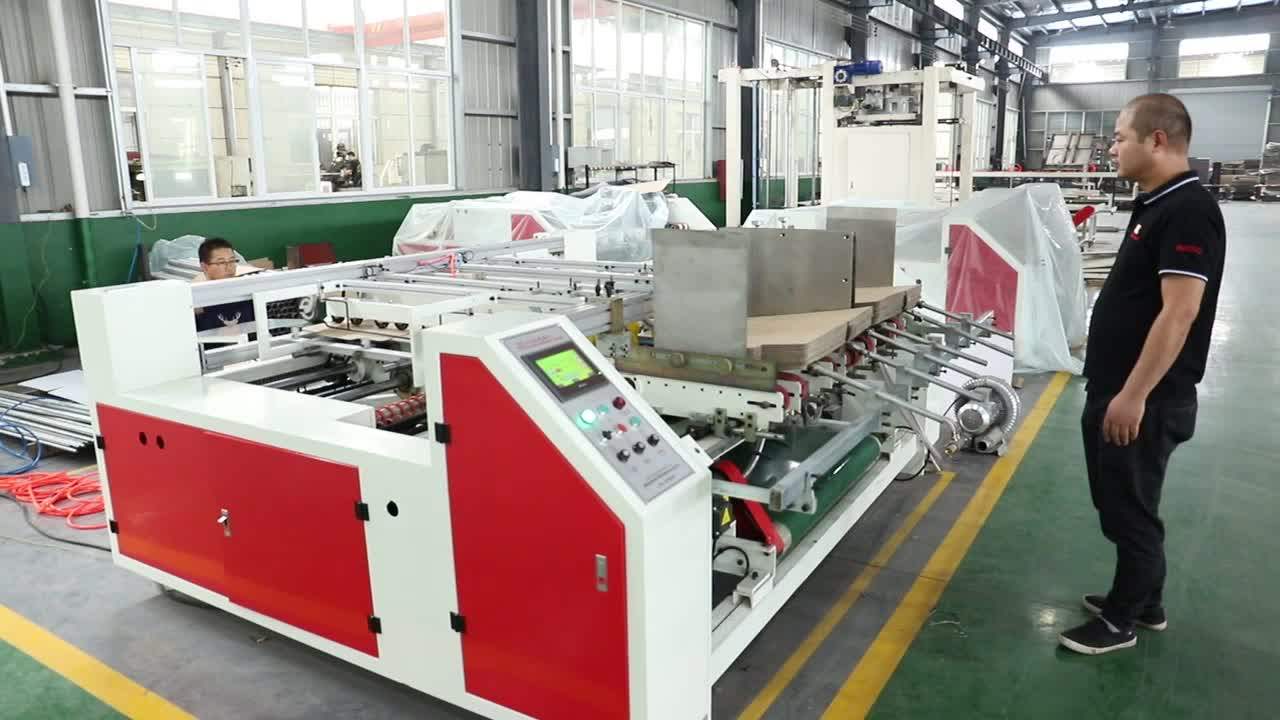Px-2100 Semi Automatic Corrugated Paperboard Folding And Gluing Machine ...