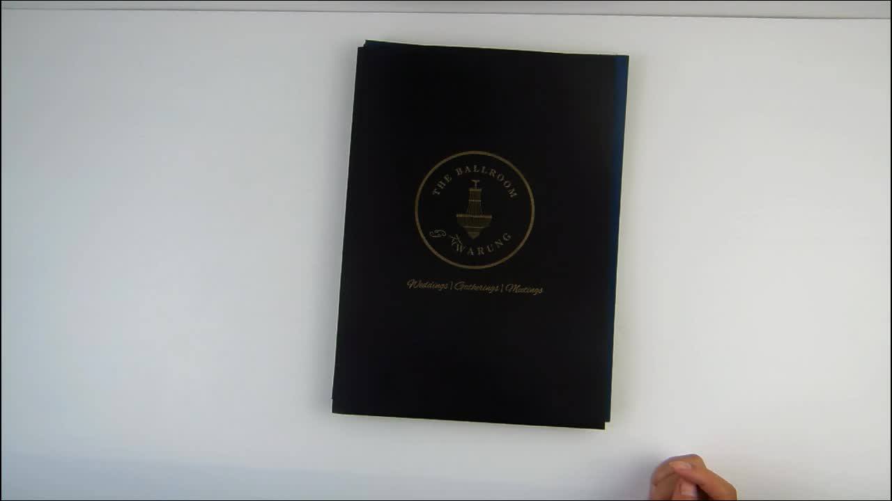 Customized A3 A4 A5 Fc Size Colorful Cardboard Presentation File Folder ...