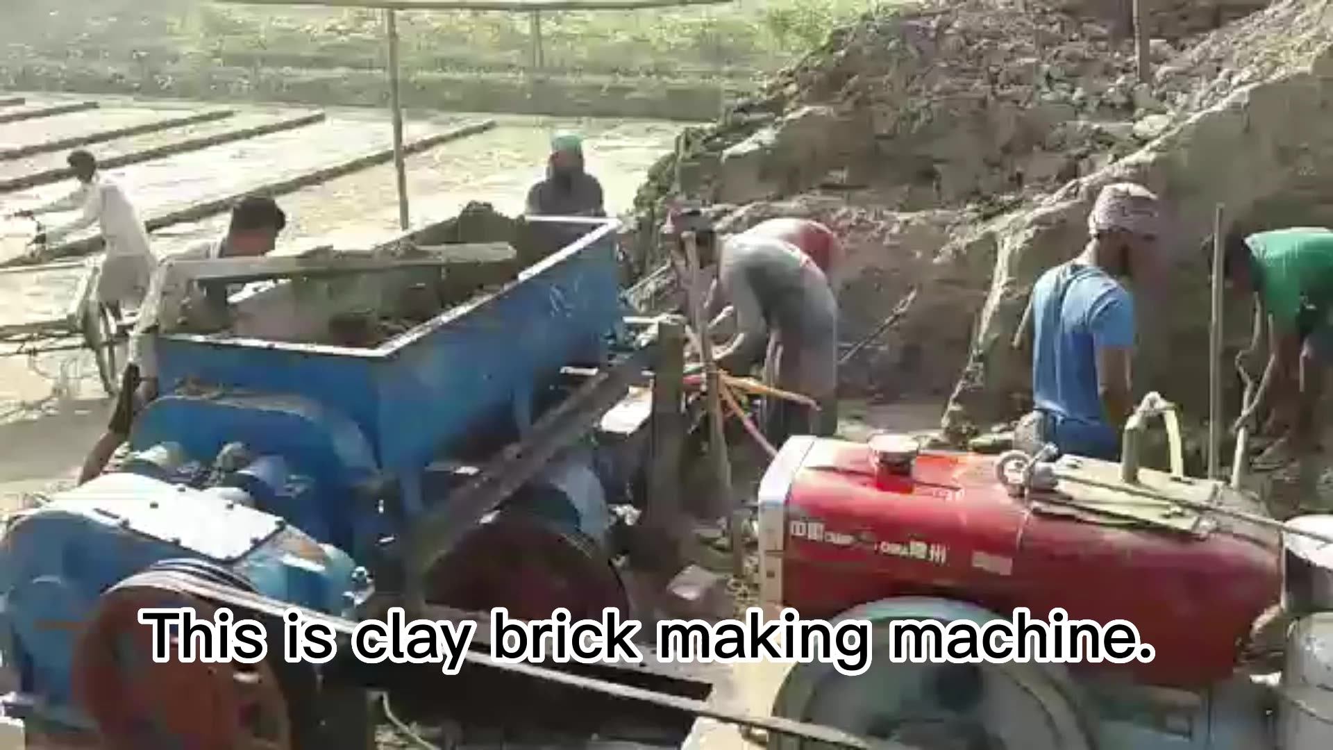 Clay Brick Making Machine Fully Automatic Red Clay Bricks Making ...