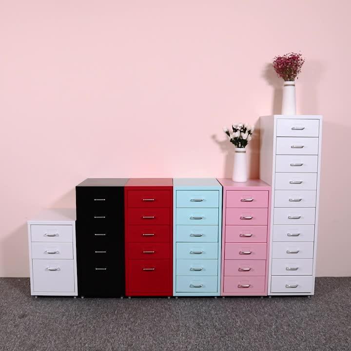 Small Home Office Multi Drawers Unit Steel File Organizer Storage 5 Or ...