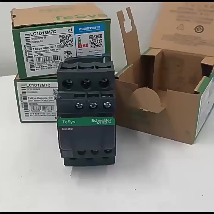 Lc1d183bd Tesys Deca 18a 24vdc Spring Terminal 3-pole Dc Contactor ...