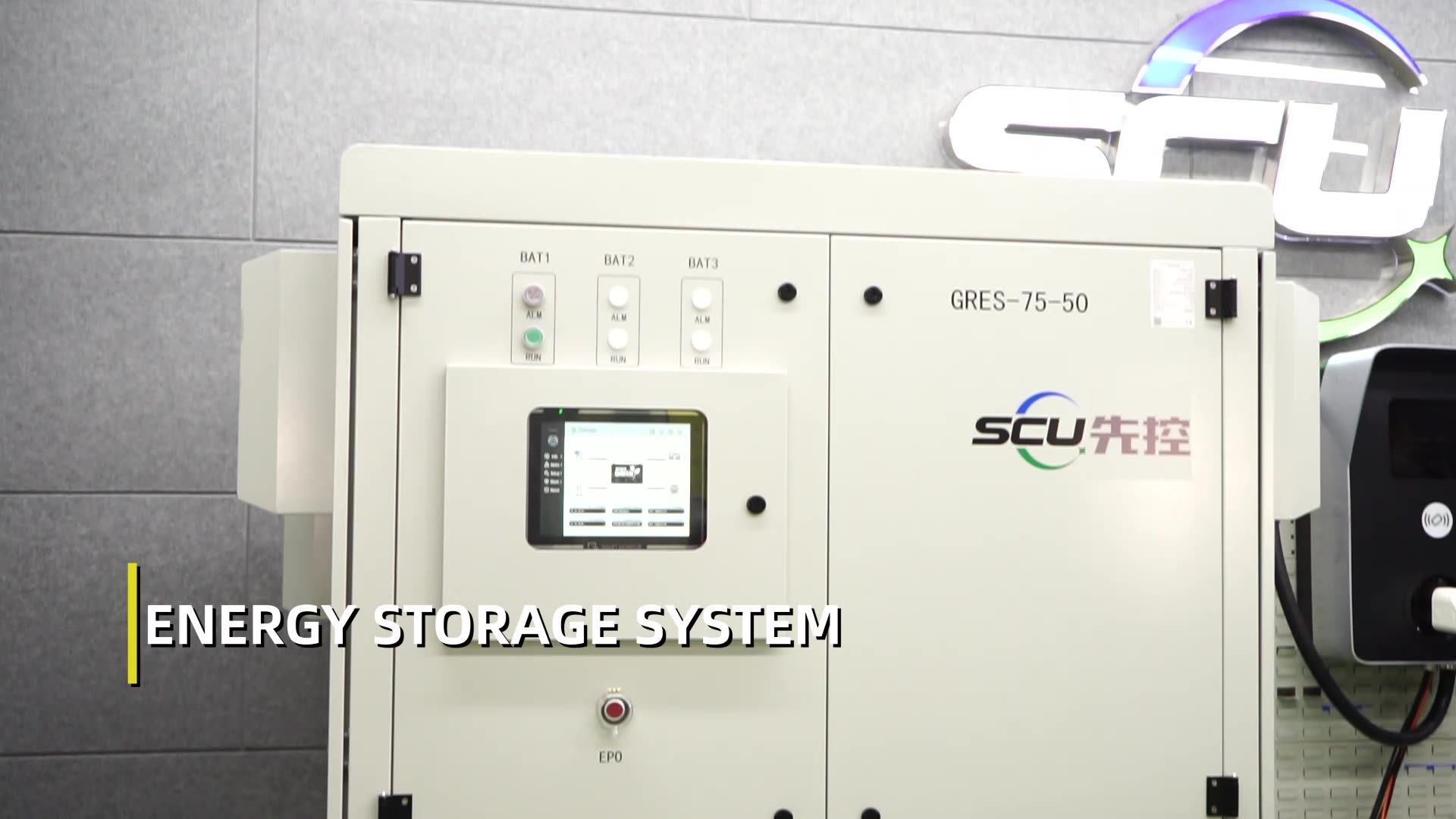 Scu 50kwh 75kwh Lithium Battery Power Conversion System Intergrated Battery Energy Storage ...