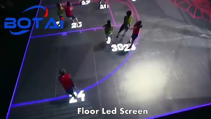 Botai P3.9 P4.8 500x500mm Outdoor Dance Floor Led Display Screen Panels ...