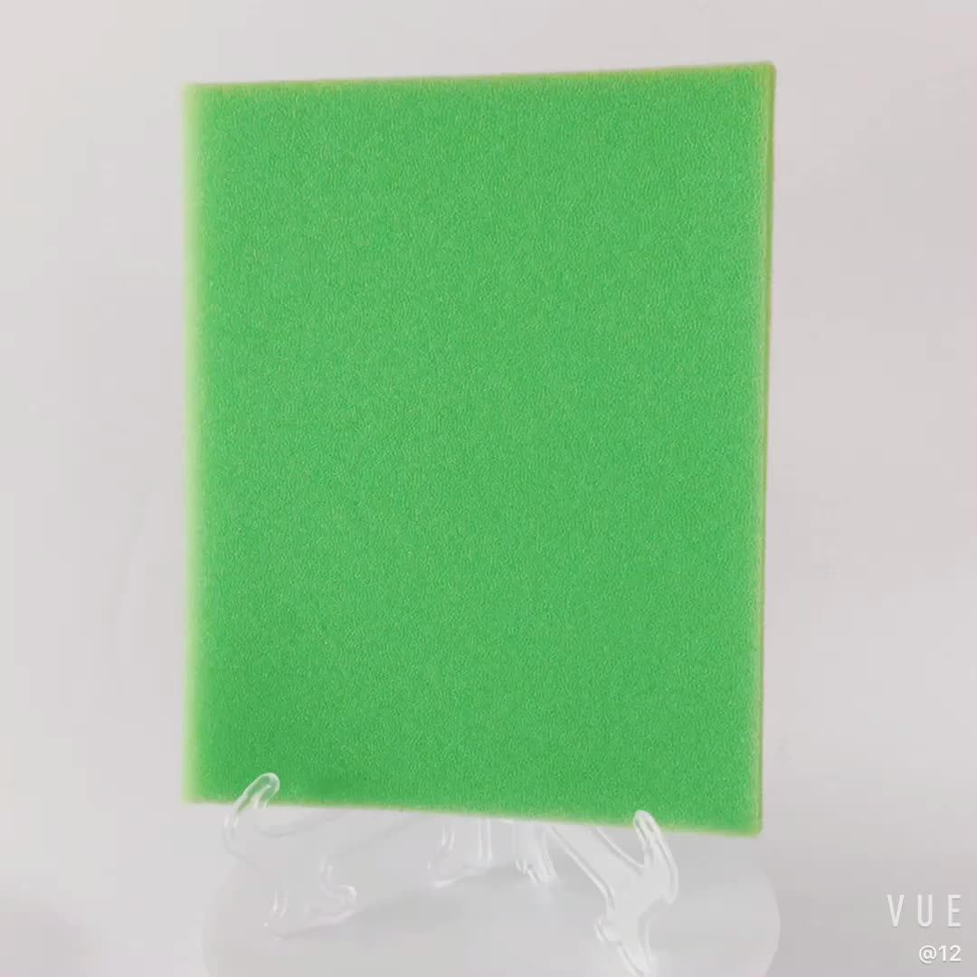 Oem High Quality Activated Carbon Sponge Air Filters Charcoal Pu Sponge ...