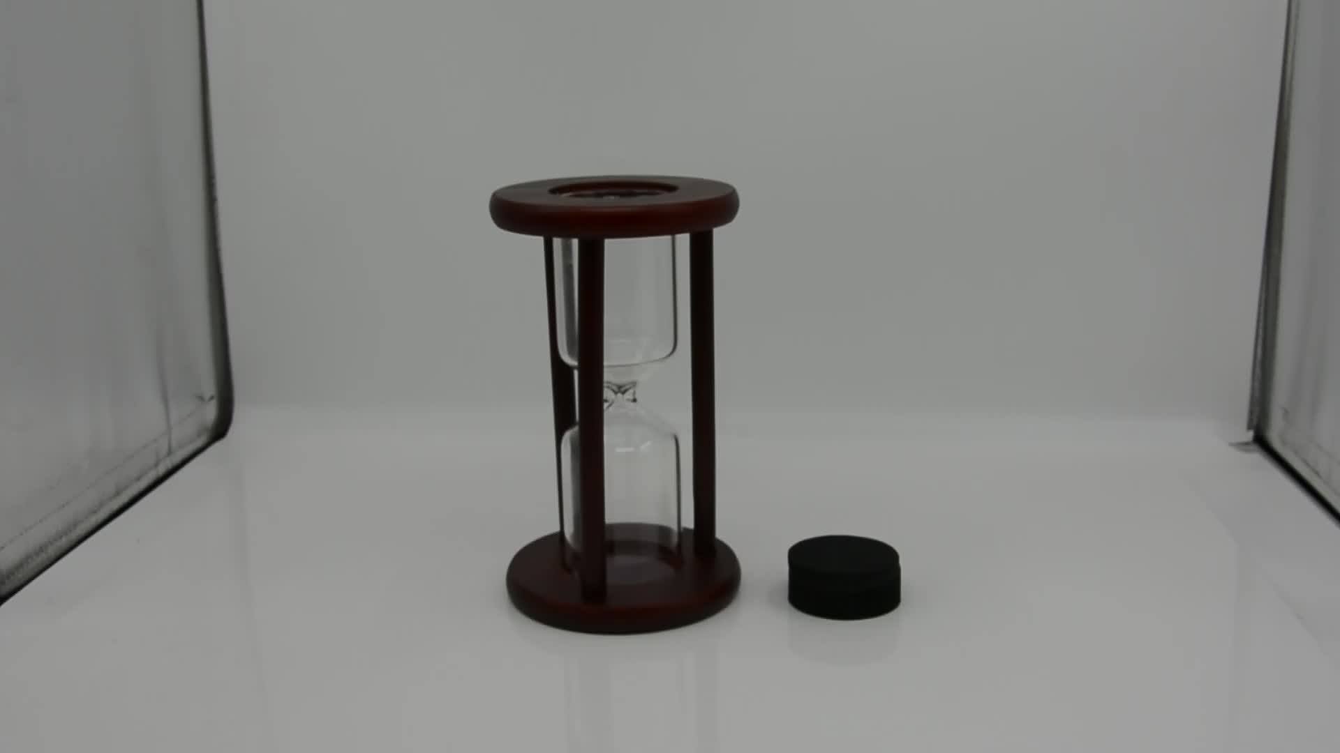 Wood Refillable Hourglass Empty Sand Timer Hourglass - Buy Empty Sand ...