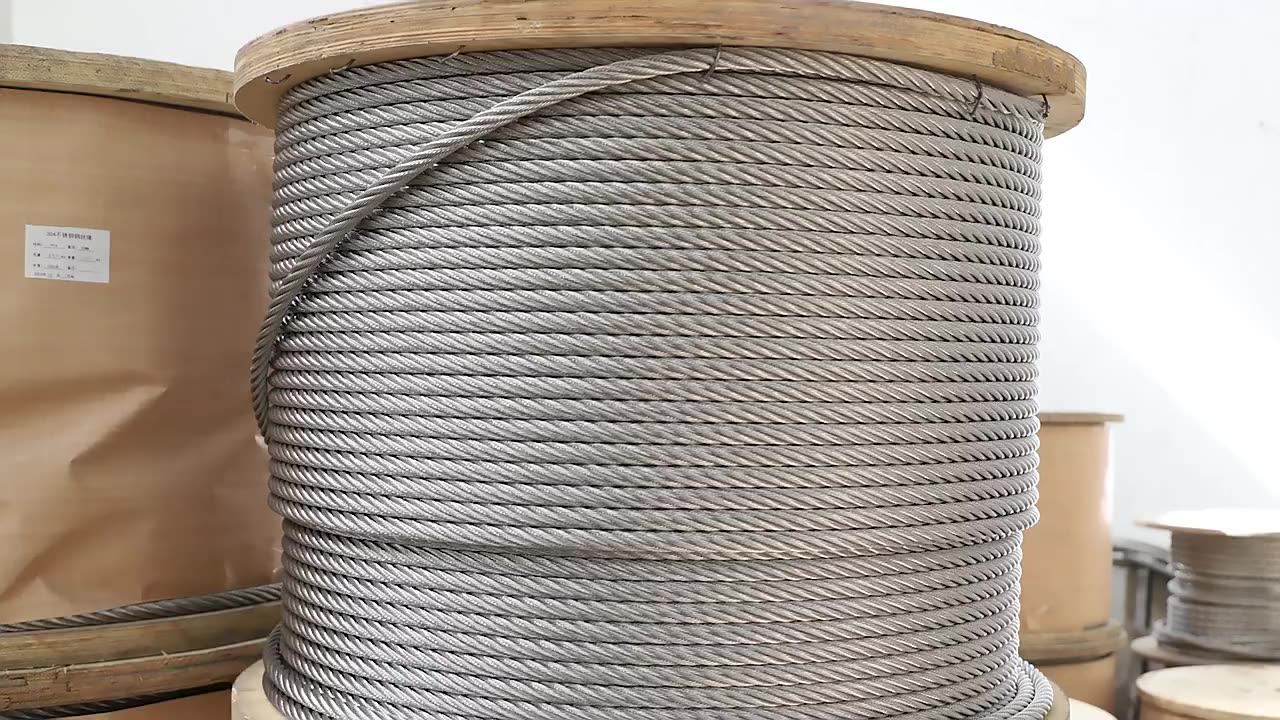 High Strength Stainless Steel Cable Used Bridge Cranes For Sale 7*19 ...