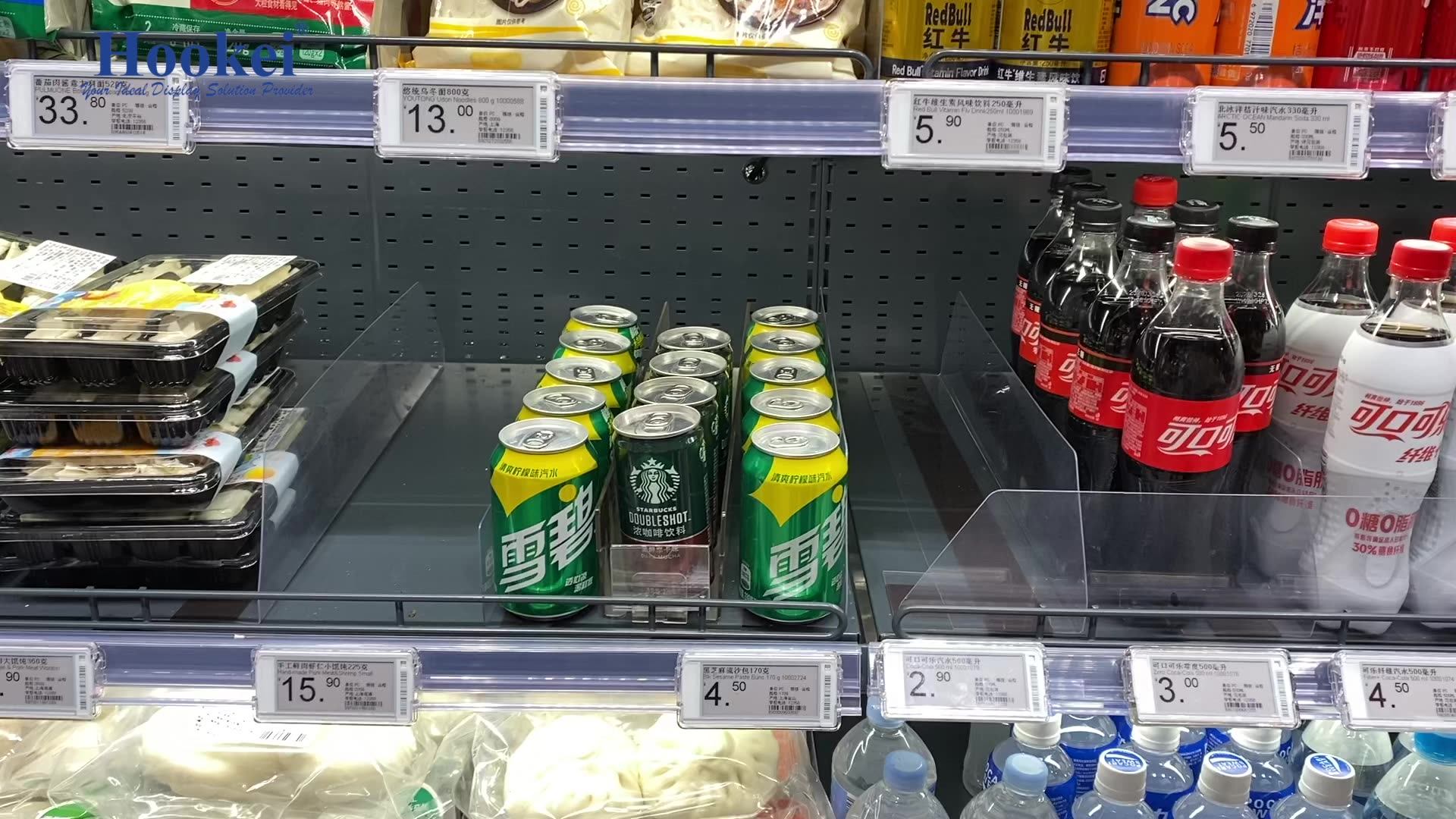 Retail Display Acrylic Divider Spring Loaded Adjustable Cigarettes ...