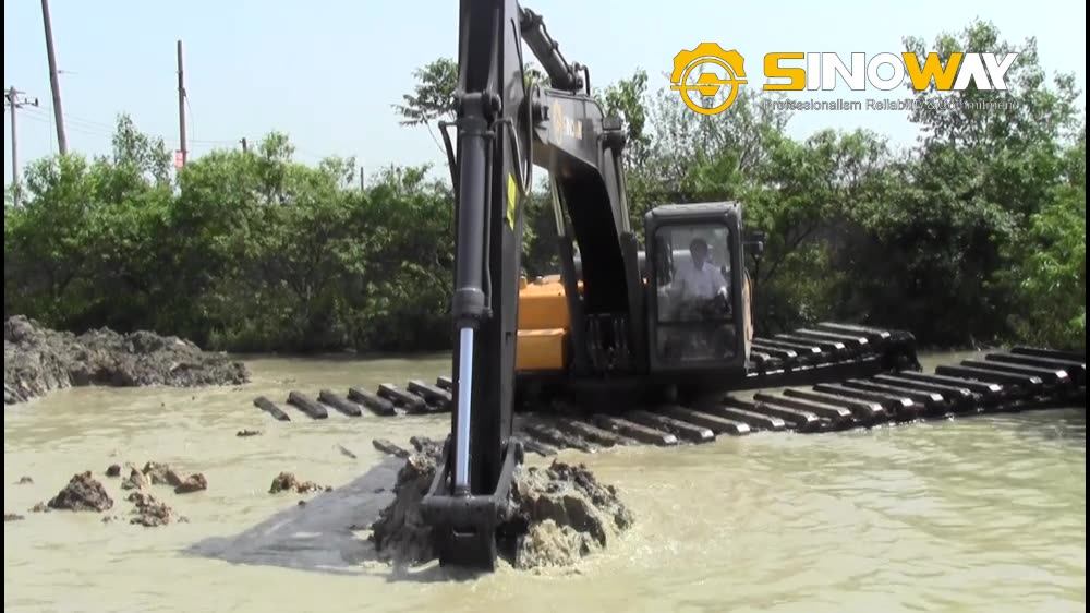 30ton Amphibious Excavator Swea220 Hot Sale Swamp Buggy Excavator - Buy ...
