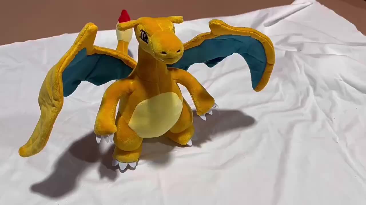 Cpc Ce Cartoon Charizard Puff Plush Dolls Pokemoned Pikachu Bulbasaur ...