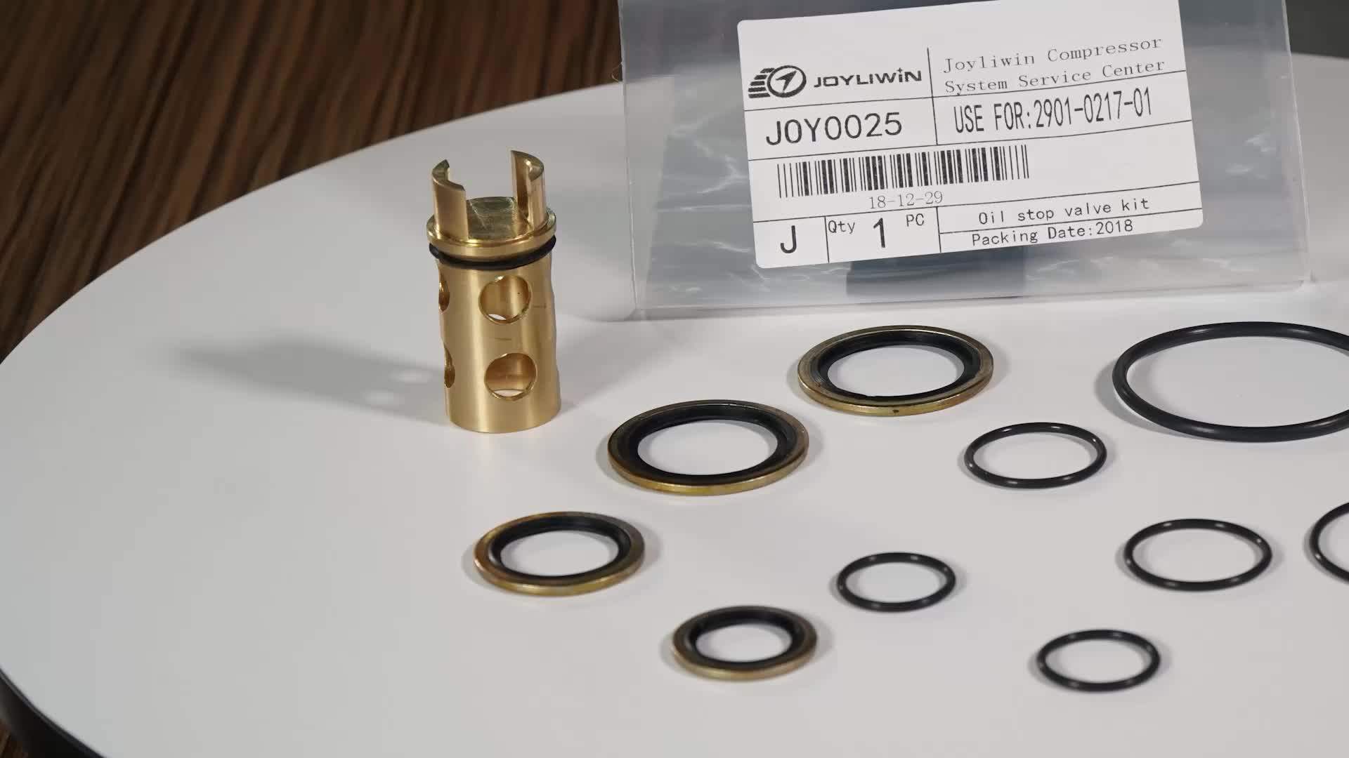 Air Compressor Parts And Spare Parts Joy 2901 0217 01 Oil Stop Valve ...