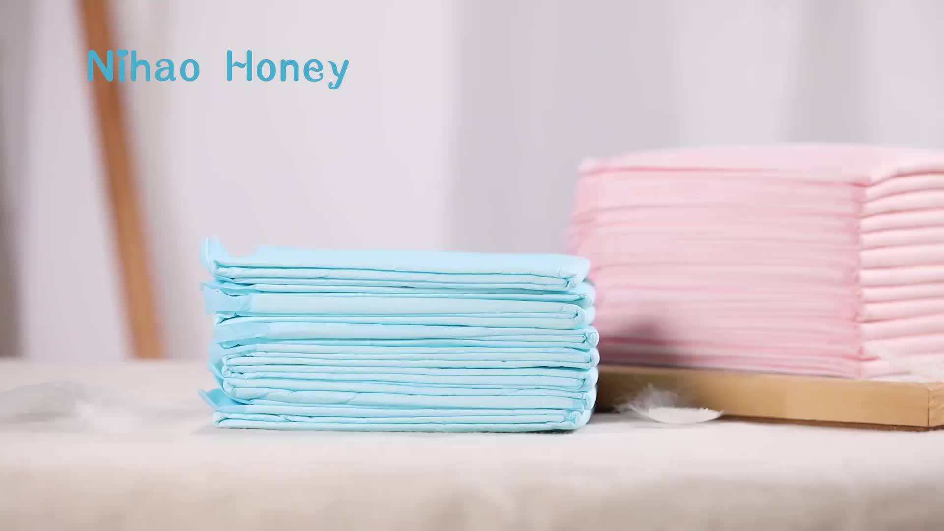 45x33cm 50 Pack Baby Pee Pads And Baby Care Nappy Changing Pad ...