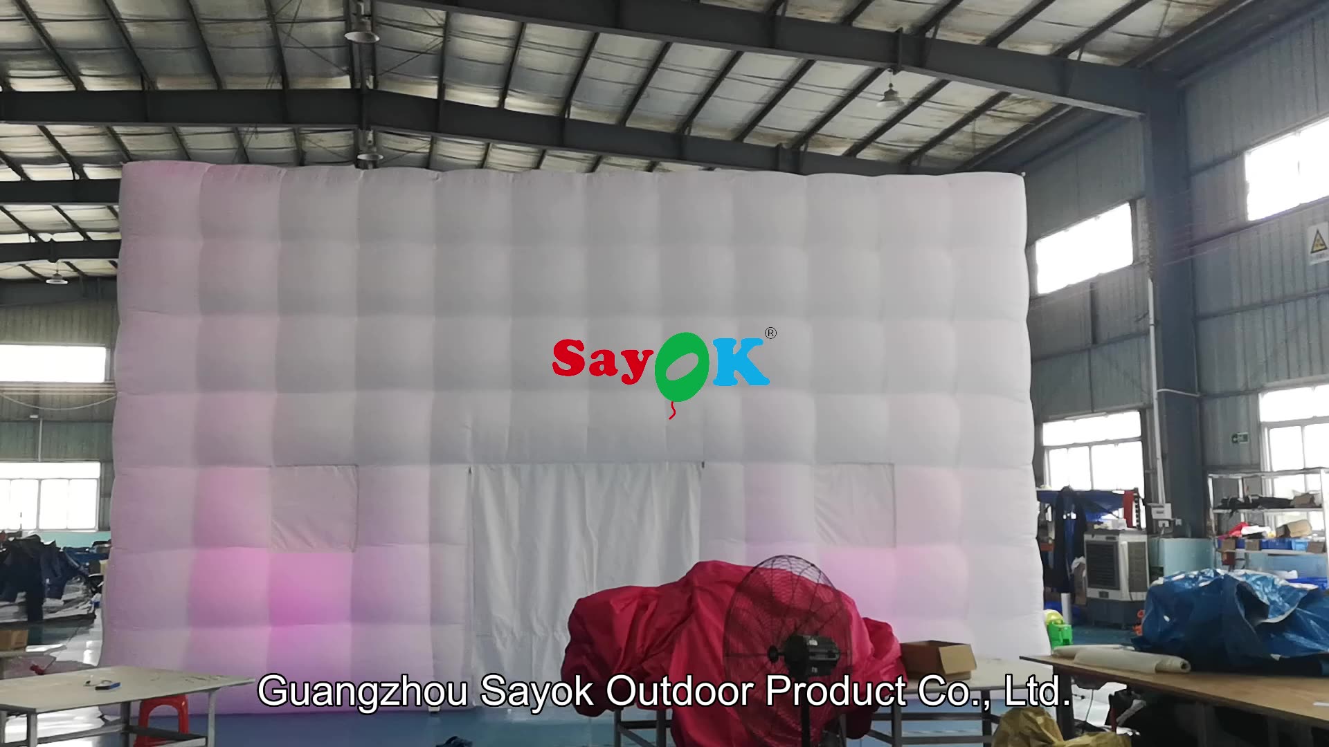 Sayok Inflatable Nightclub With Lights Square Inflatable Tent Customized Size Available ...