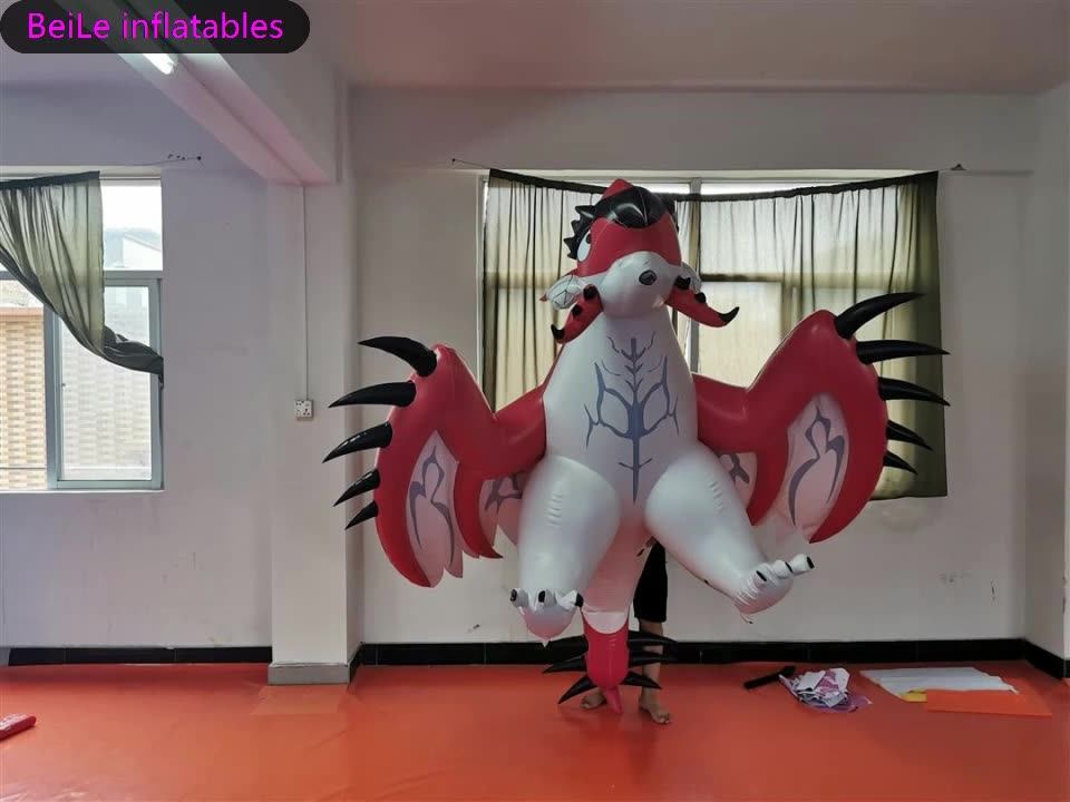 Beile Custom New Design Pvc Inflatable Squeak Fire Dragon For Sales ...