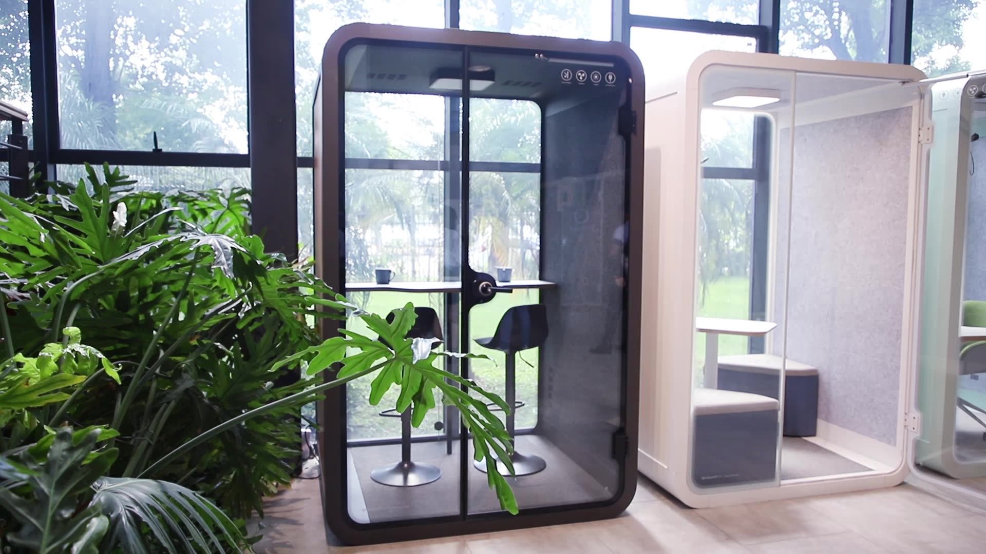 Office Phone Booth Soundproof Meeting Pod Noise Isolate Telephone Call ...
