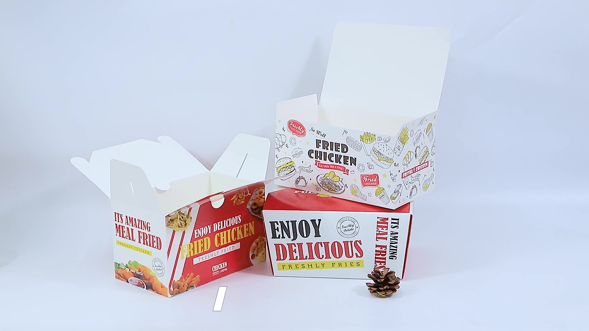 Wholesale Customized Hot Fast Food Packaging Rice Take Out Kfc French ...