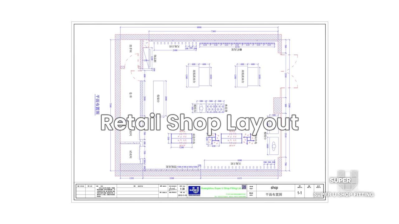 Wholesale Small Jewellery Showroom Layout Plan Retail Diamond Jewellery ...