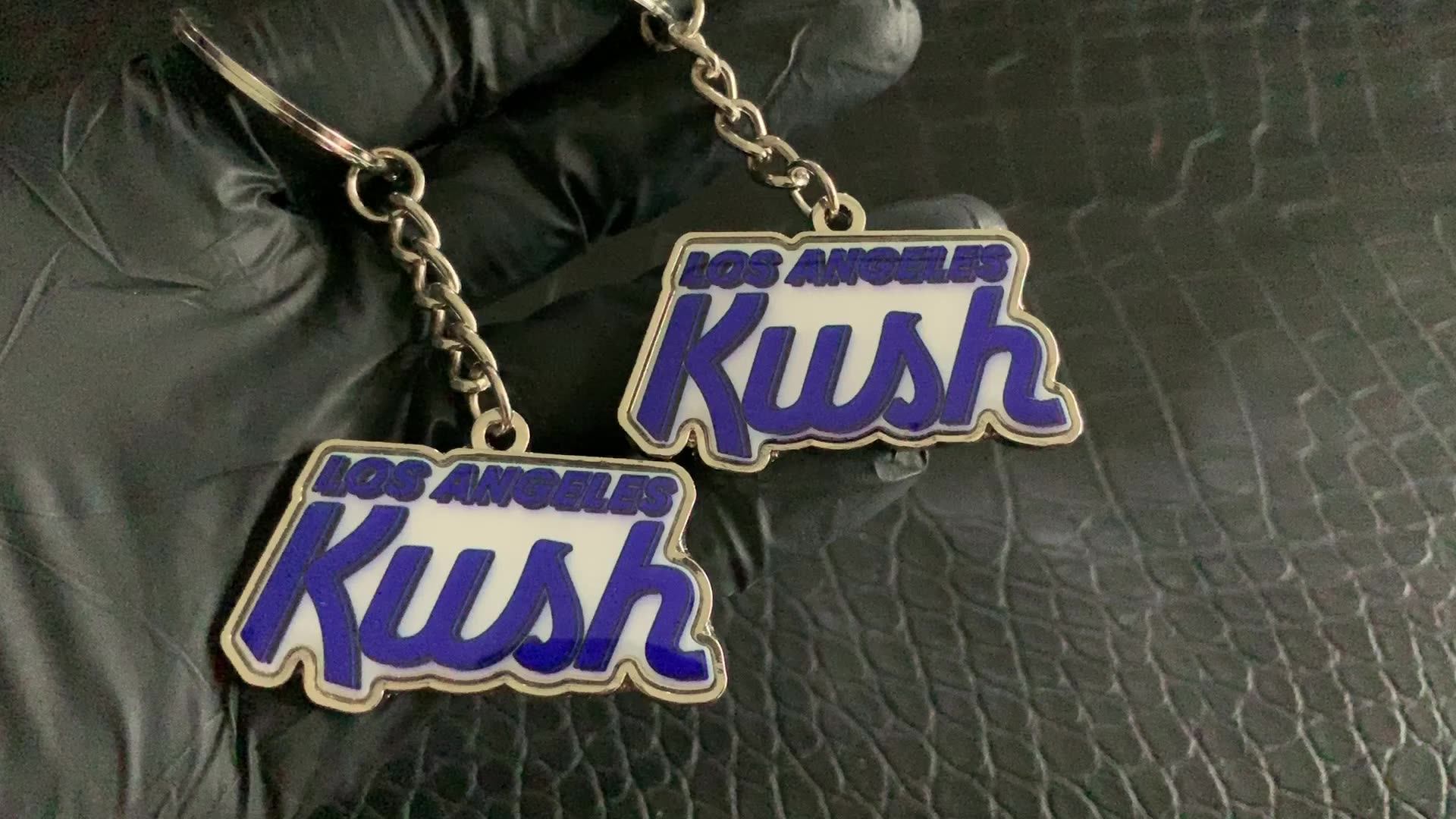 Personalized 2d Customized Logo Initial Letter Keychains Soft Epoxy Pvc ...